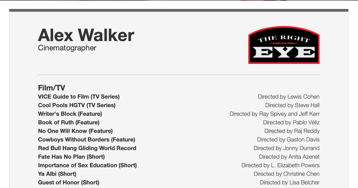 Alex Walker | alexanderiwalker@icloud.com